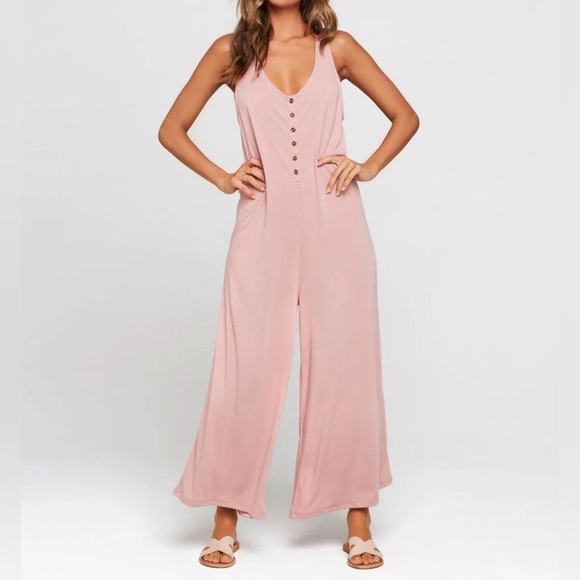 l*space | Pants & Jumpsuits | Lspace Gloria Jump Suit In Primrose Pink ...